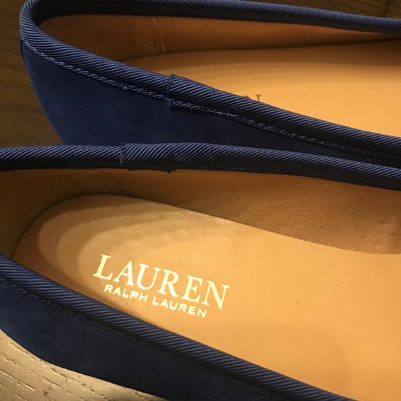 Lauren Ralph Lauren | Shoes | Lauren Ralph Lauren Clair Flats Blue ...